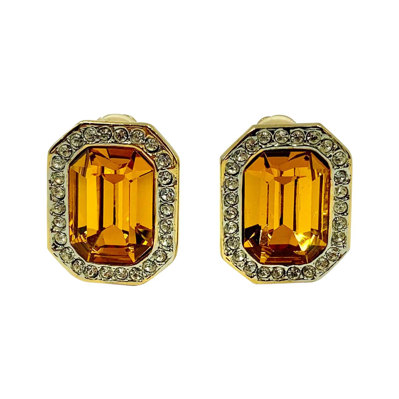 Signed Kenneth Jay Lane KJL Opal Colorful Bee Earrings at 1stDibs