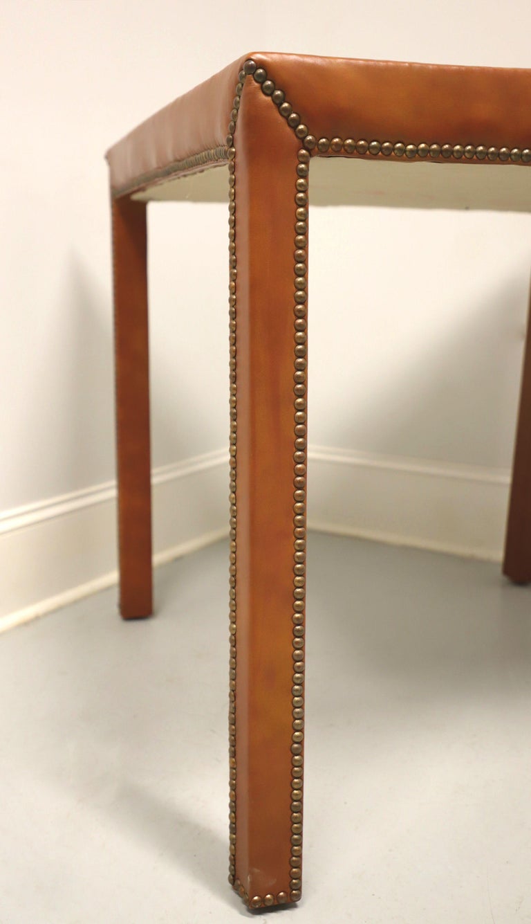 CLASSIC LEATHER Mid 20th Century Leather Card / Game Table with ...