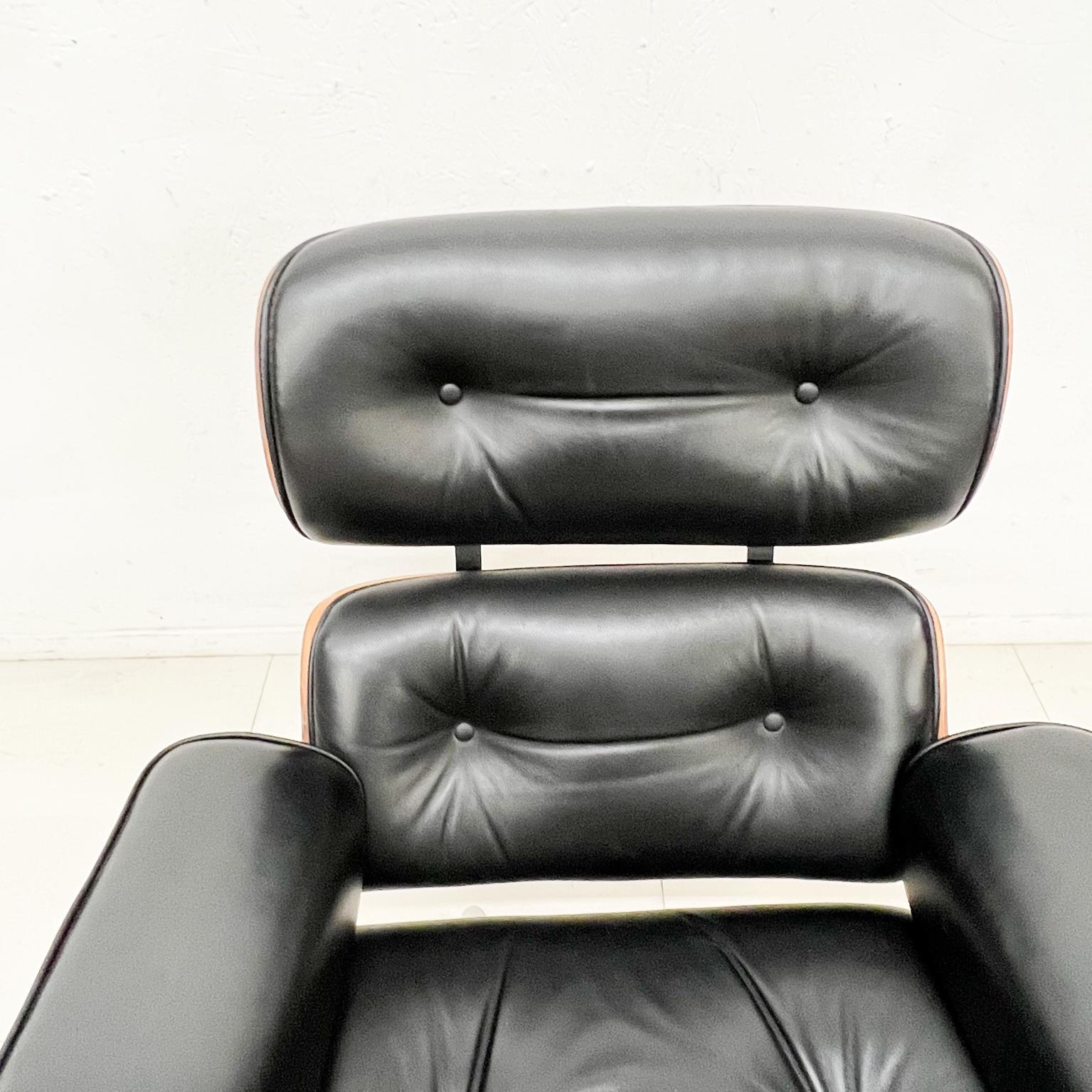 Classic MCM Eames Style Modern Contemporary Lounge Chair and Ottoman ...