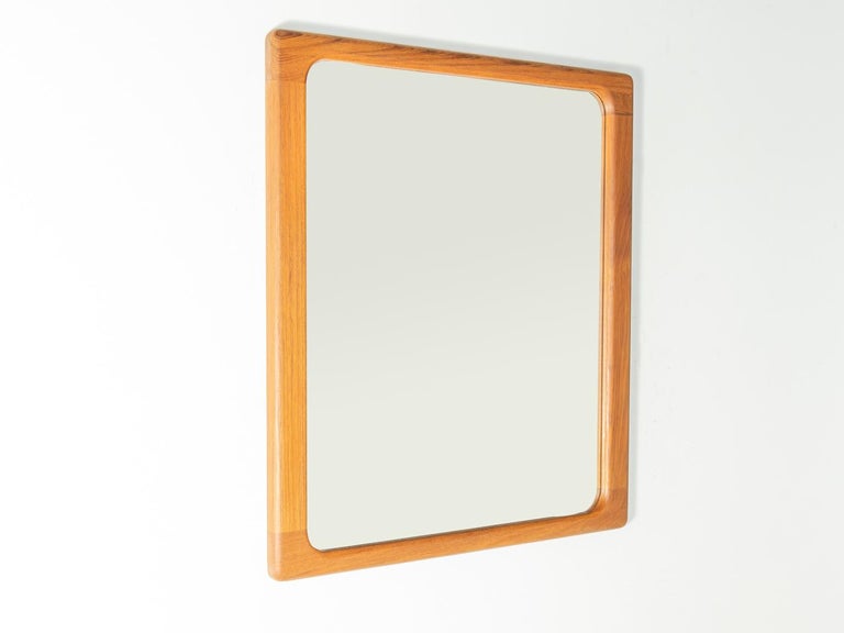Classic Mirror in Teak Scandinavian Design 1960s For Sale at 1stDibs