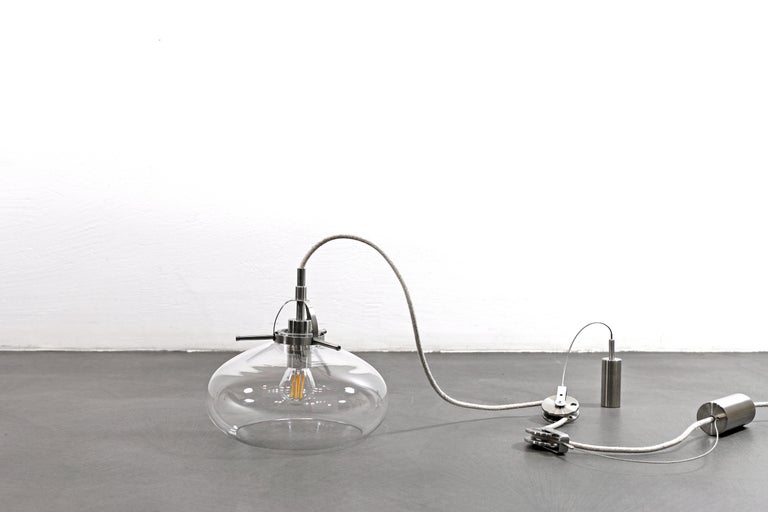 Classic Pendant Lamp with Weights by Szostak Atelier For Sale at 1stDibs