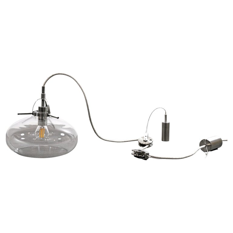 Classic Pendant Lamp with Weights by Szostak Atelier For Sale at 1stDibs