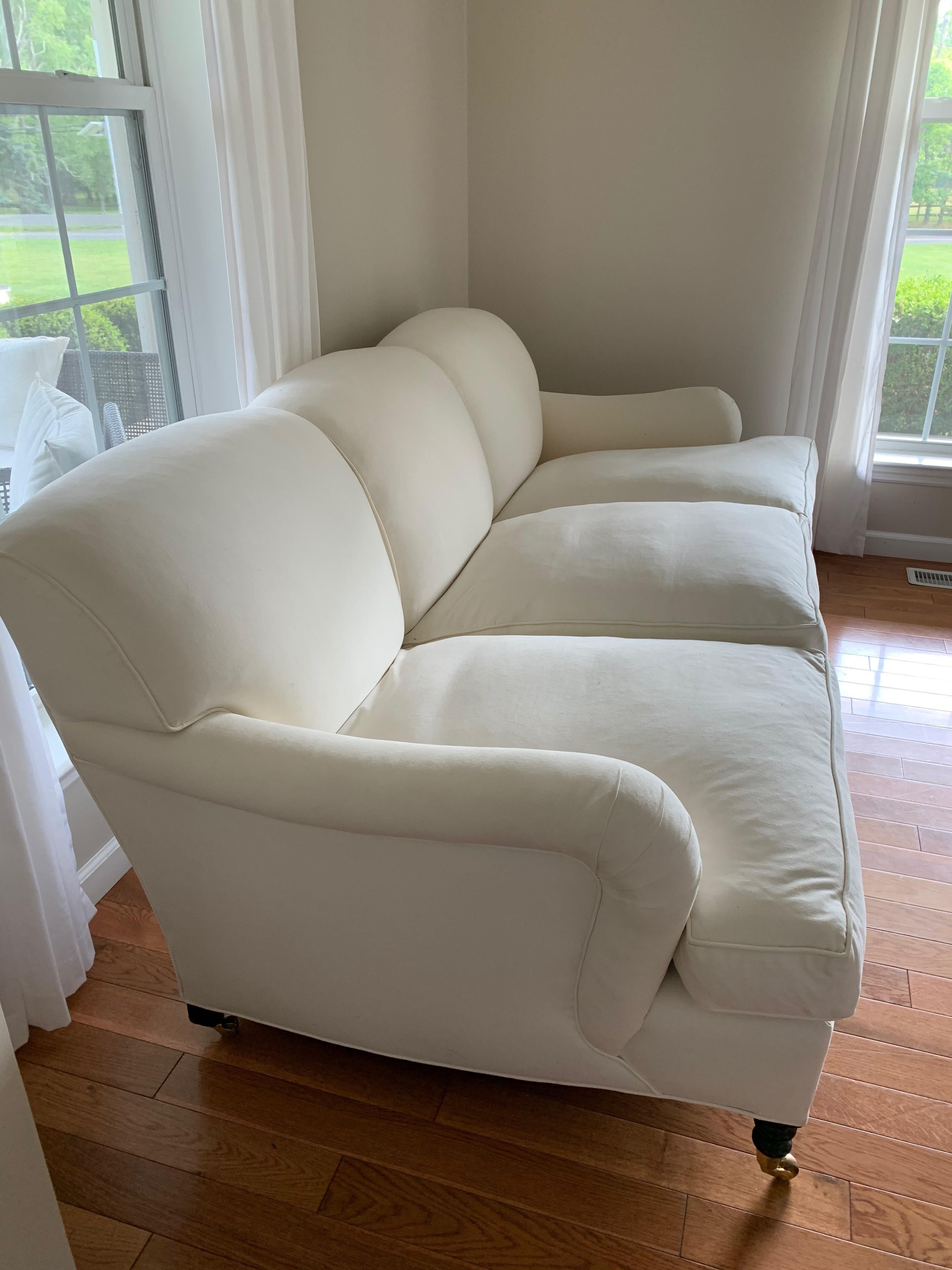 Classic Plush George Smith Sofa at 1stDibs | george smith sofa for sale ...