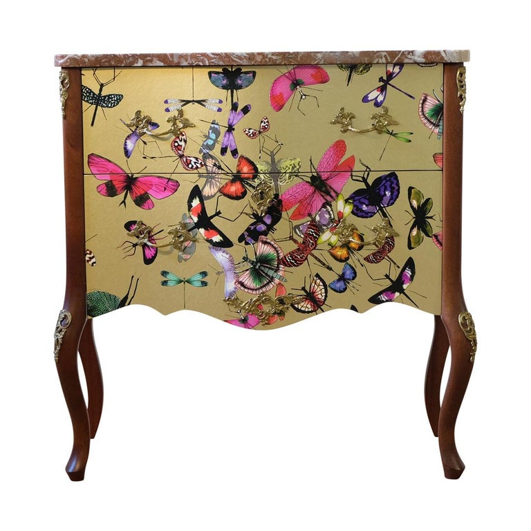 Classic Rococo Style Chests with Gold Christian Lacroix Design and ...