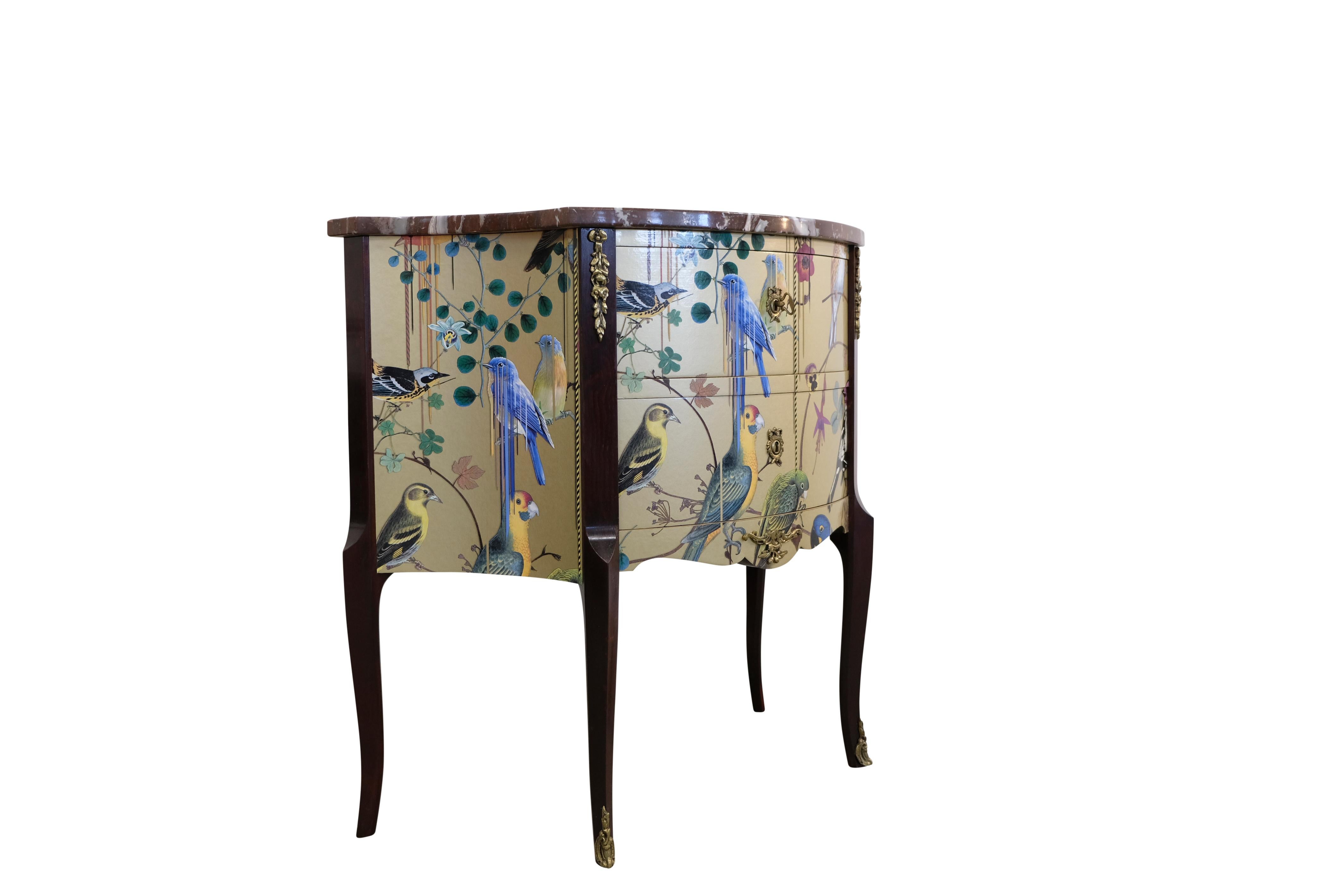 Classic Rococo Style Chests with Gold Christian Lacroix Design For Sale ...