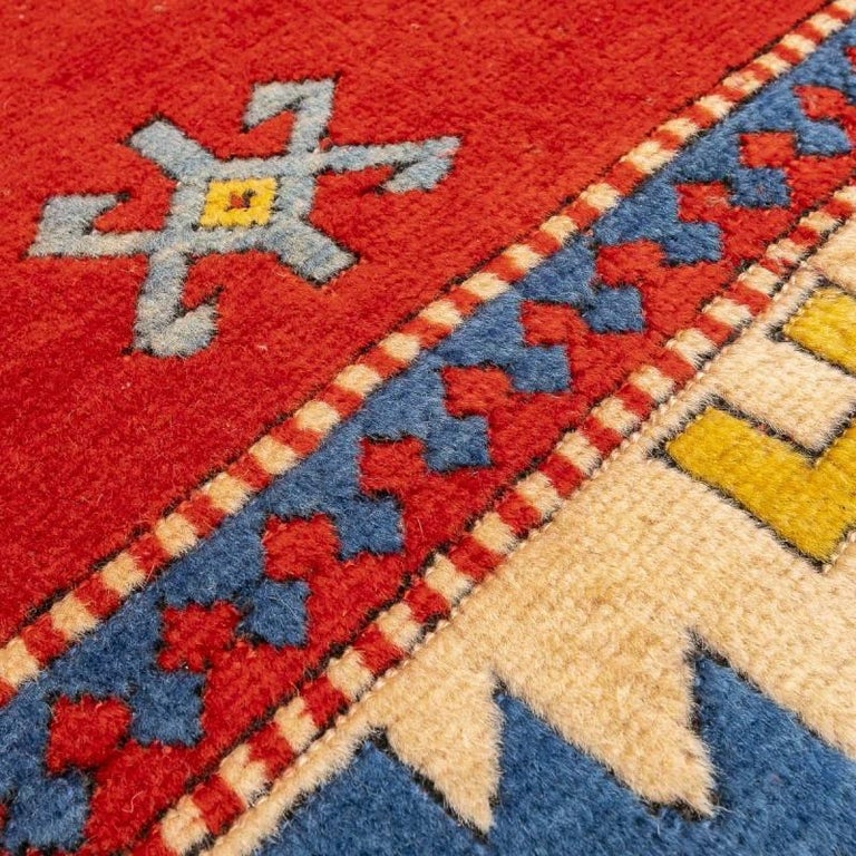 Classic Azeri Rug Wool Handmade Geometry Design. 4.10 x 3.05 m. at 1stDibs