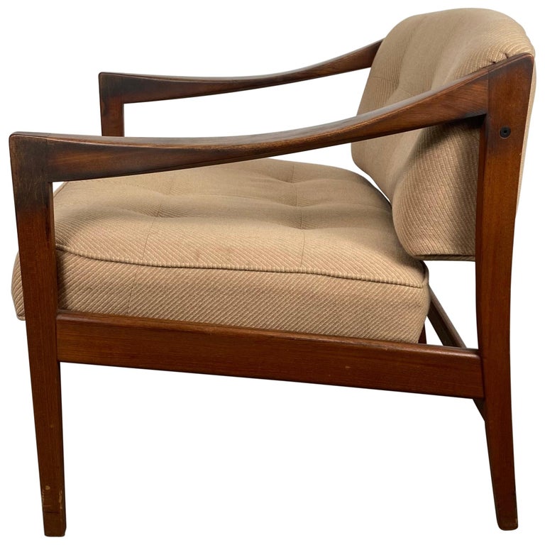 Classic Scandinavian Modern Walnut Lounge Chair by Dux, Sweden For Sale ...