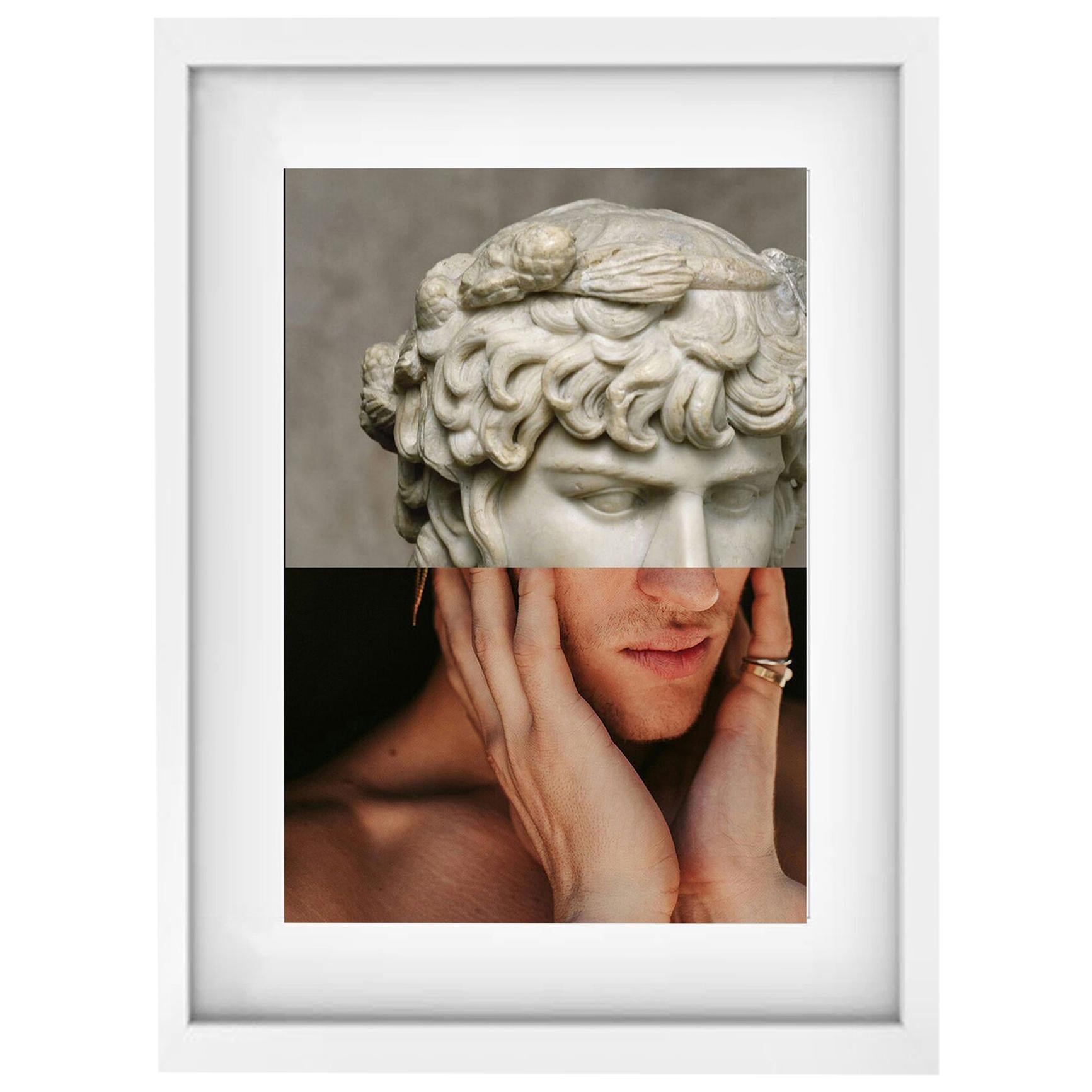 Classic Sculpture Boy Portrait Naropinosa "Untitled" Digital Collage ...