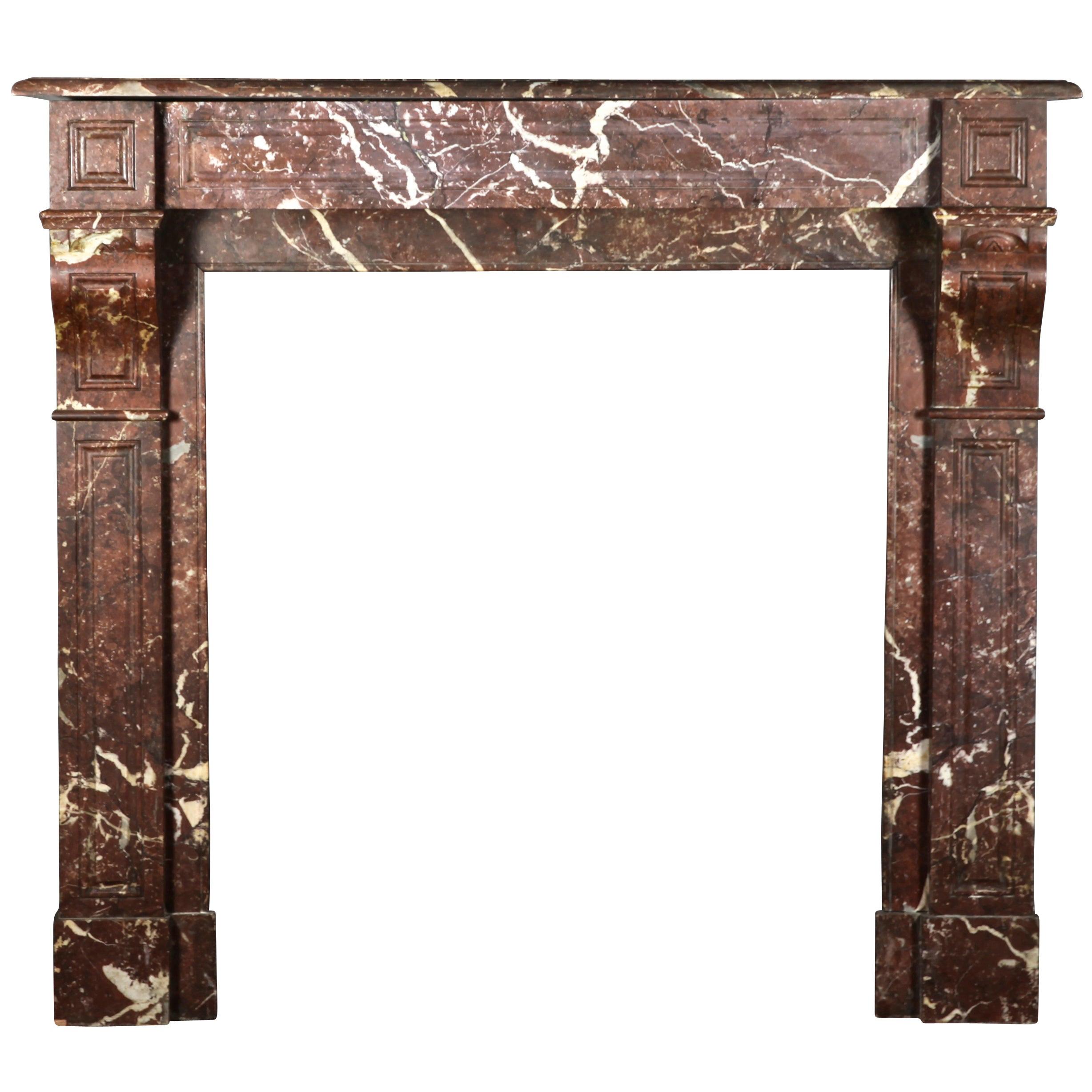 Classic Small Marble Antique Fireplace Surround For Sale at 1stDibs