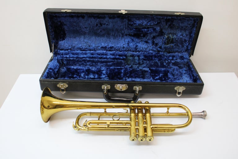C.G. Conn 22B Trumpet w/Original Case For Sale at 1stDibs