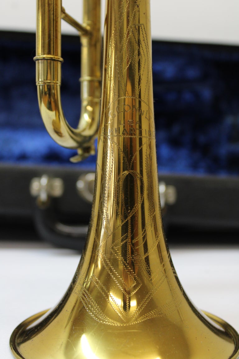 C.G. Conn 22B Trumpet w/Original Case For Sale at 1stDibs