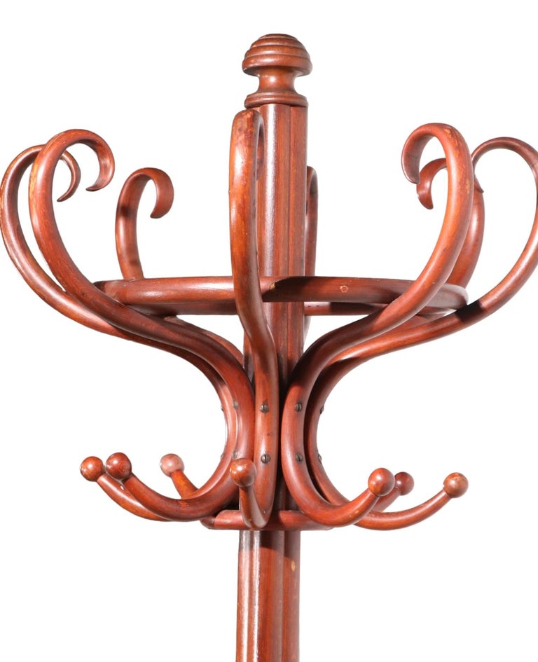 Classic Thonet Bentwood Coat Tree Rack at 1stDibs
