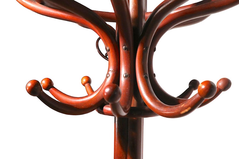 Classic Thonet Bentwood Coat Tree Rack at 1stDibs