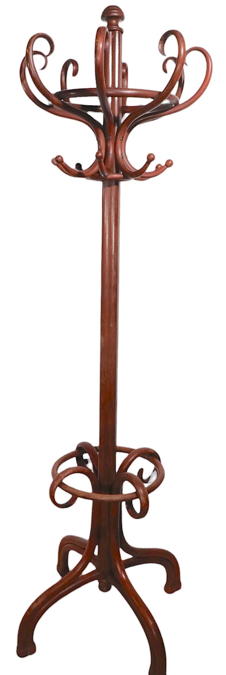 Classic Thonet Bentwood Coat Tree Rack at 1stDibs