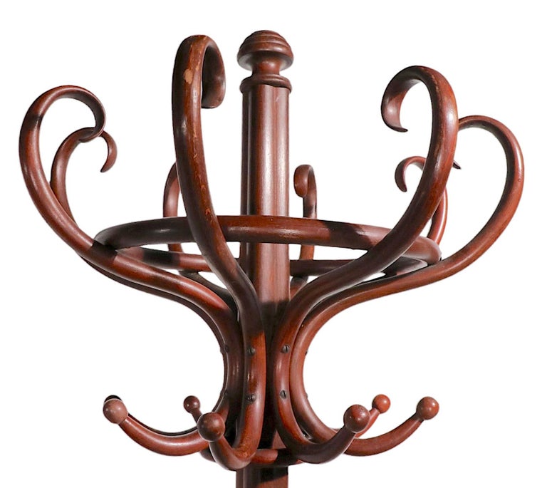 Classic Thonet Bentwood Coat Tree Rack at 1stDibs
