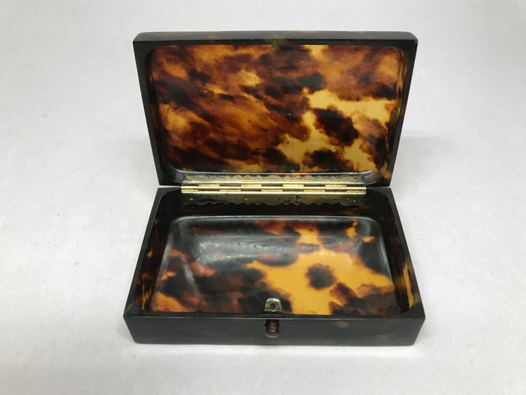 Classic Tortoiseshell Box at 1stDibs