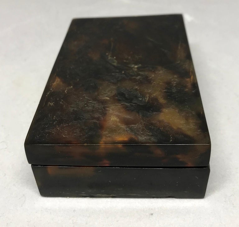 Classic Tortoiseshell Box at 1stDibs