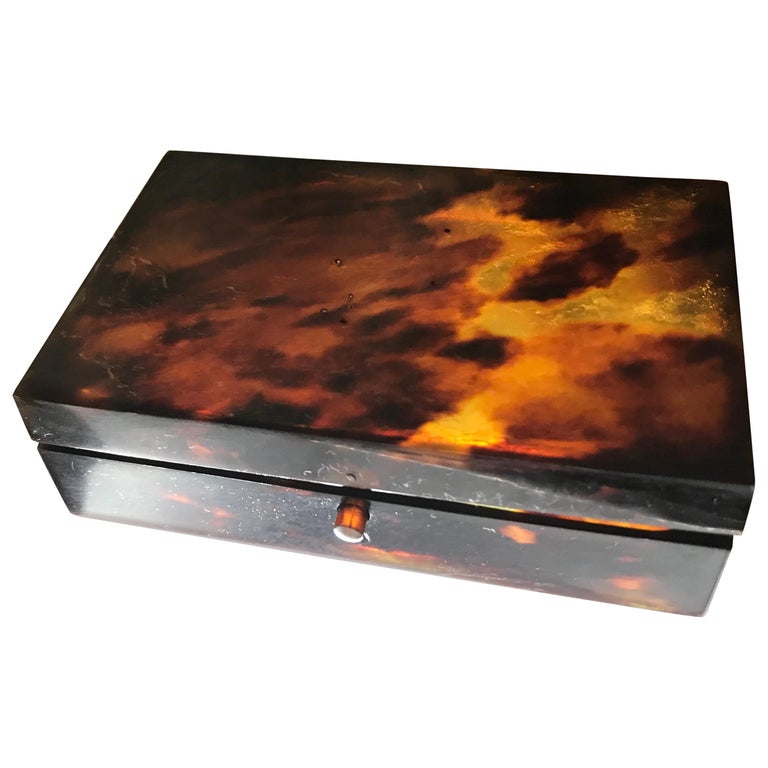 Classic Tortoiseshell Box at 1stDibs