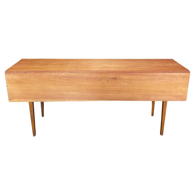 Classic Versatile Country Shaker Style Drop Leaf Pine Farmhouse Dining ...