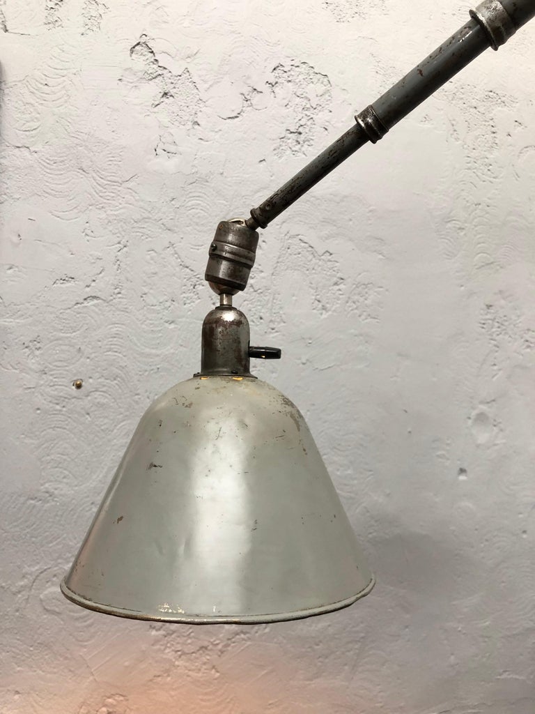 Classic Vintage Triplex Work Lamp by Johan Petter Johansson for ASEA of ...