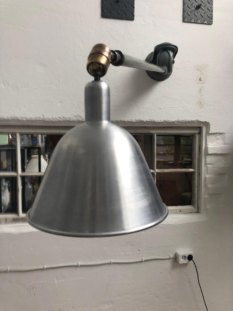 Classic Vintage Triplex Work Lamp by Johan Petter Johansson for ASEA of ...