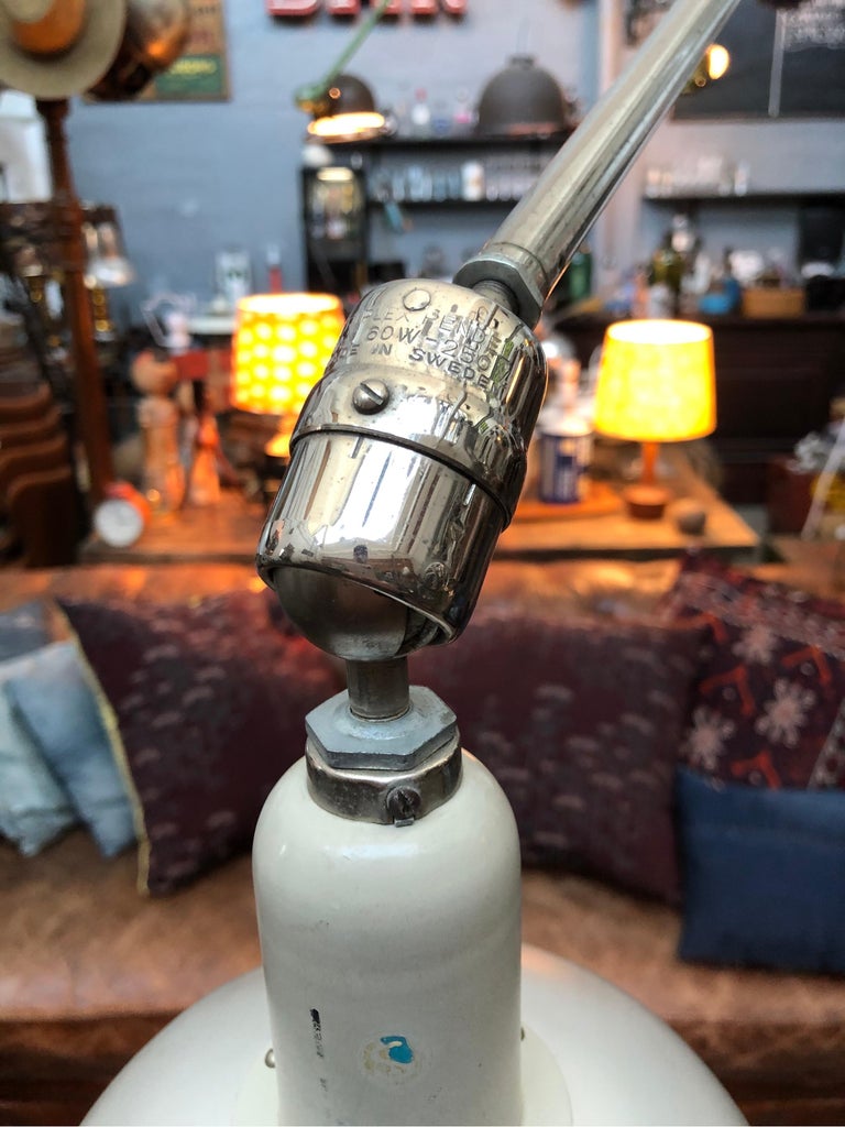 Classic Vintage Triplex Work Lamp by Johan Petter Johansson for ASEA of ...