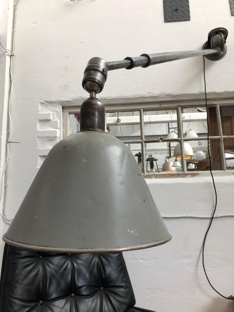 Classic Vintage Triplex Work Lamp by Johan Petter Johansson for ASEA of ...