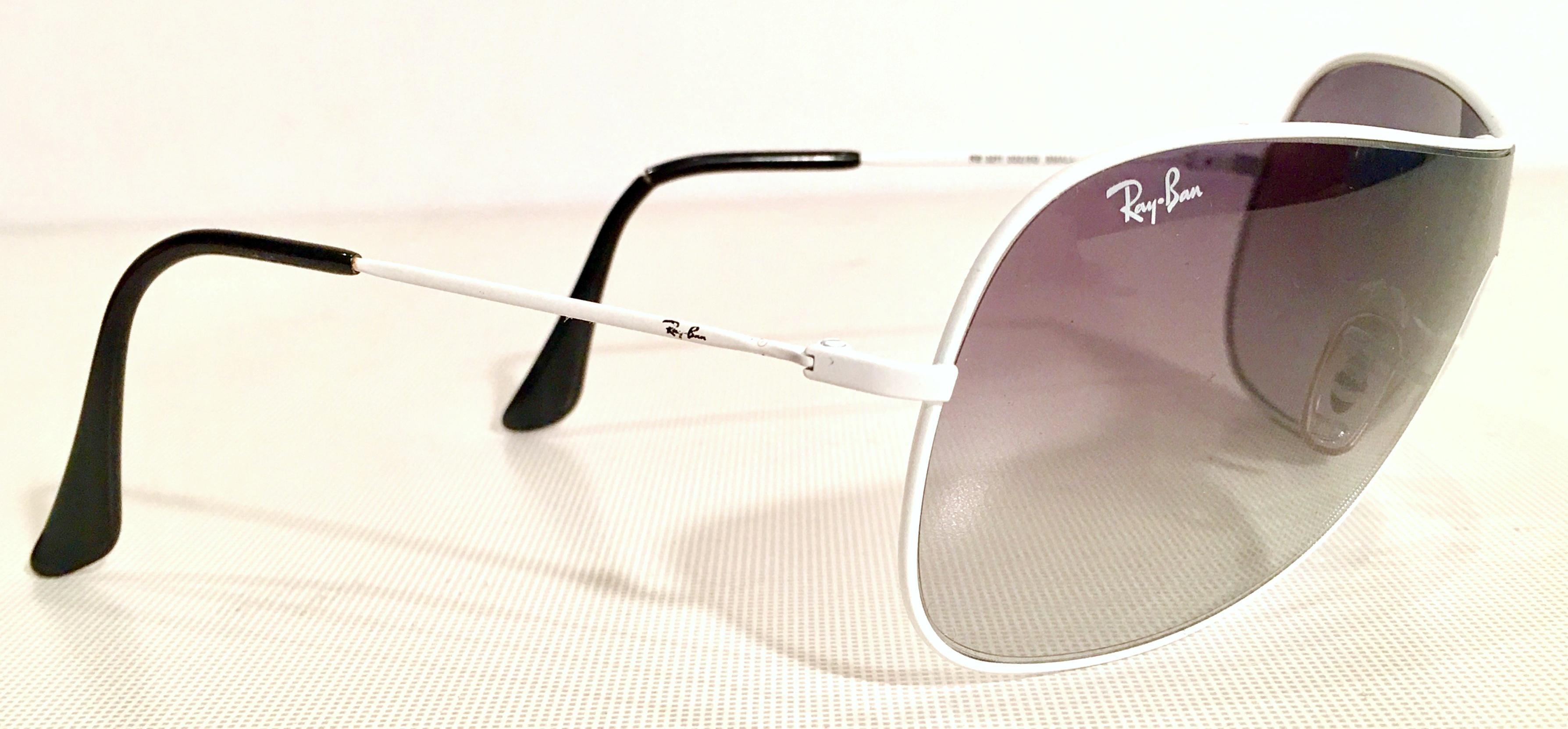 Classic White Aviator Sunglasses By, Ray Ban at 1stDibs | white ...