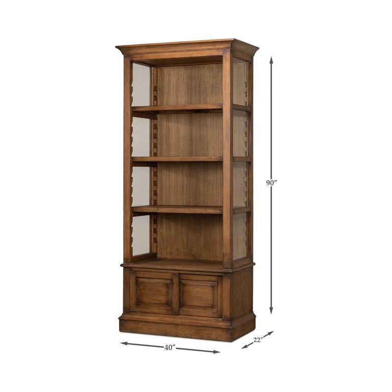 Classic Wood Bookcase For Sale at 1stDibs