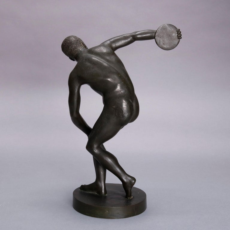 Classical Bronze Figural Sculpture, Discobolus of Myron, circa 1890 at ...