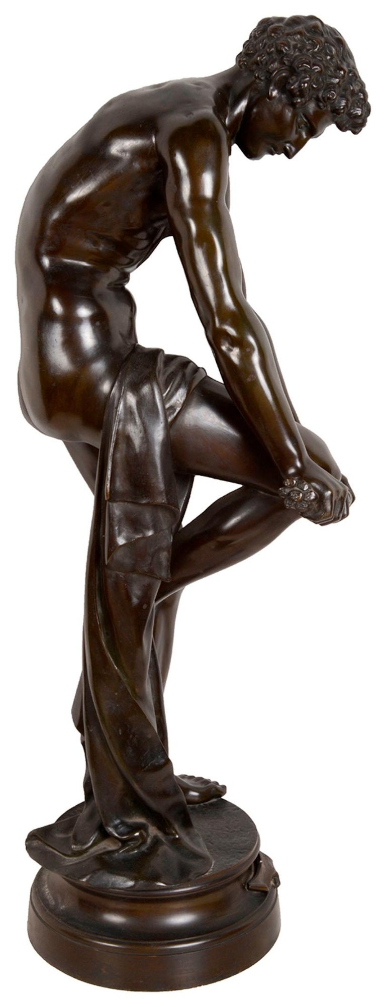Classical Bronze Statue of a Man Woodsman For Sale at 1stDibs