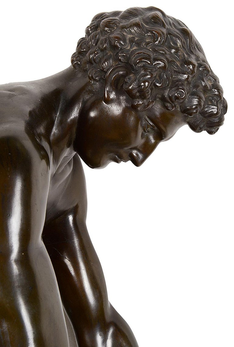 Classical Bronze Statue of a Man Woodsman For Sale at 1stDibs