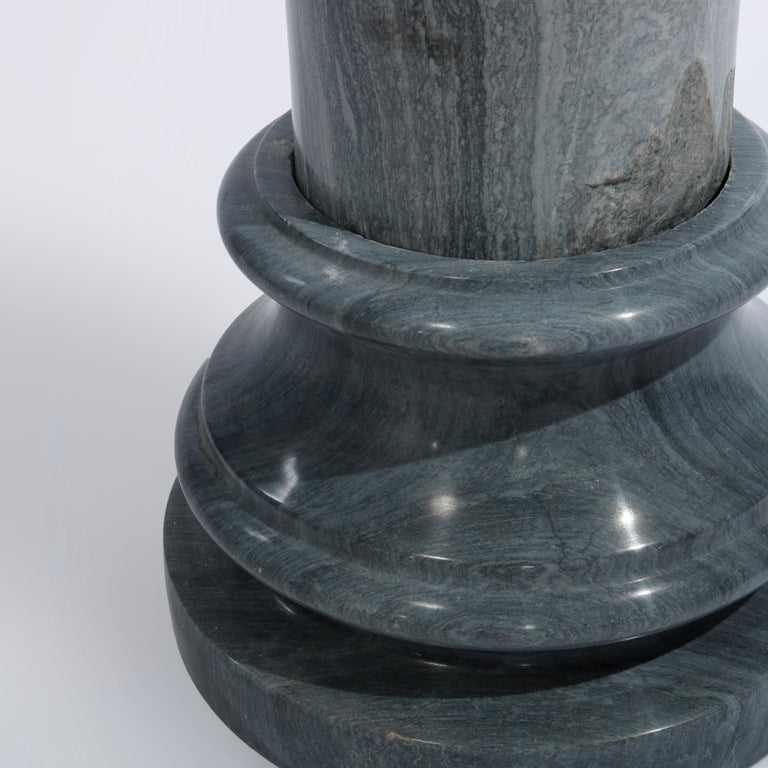 Classical Carved Marble Doric Form Sculpture Display Pedestal 20th C at ...