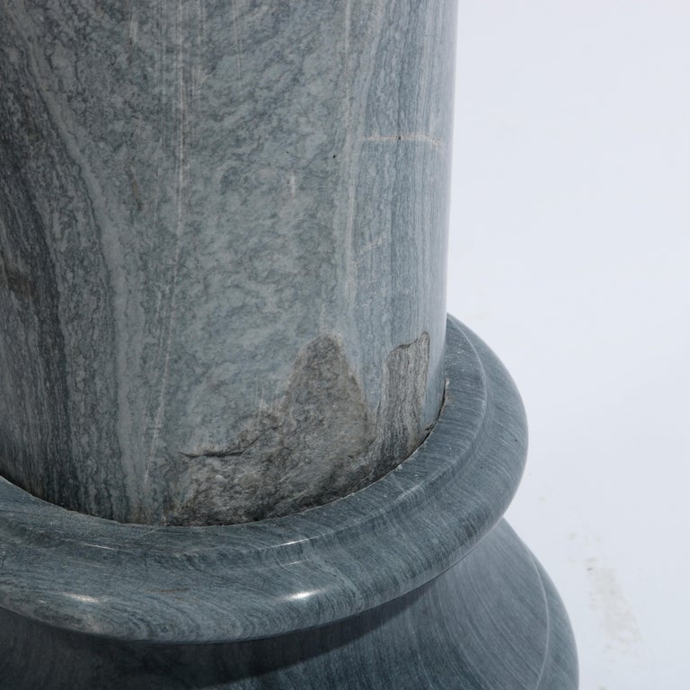 Classical Carved Marble Doric Form Sculpture Display Pedestal 20th C at ...