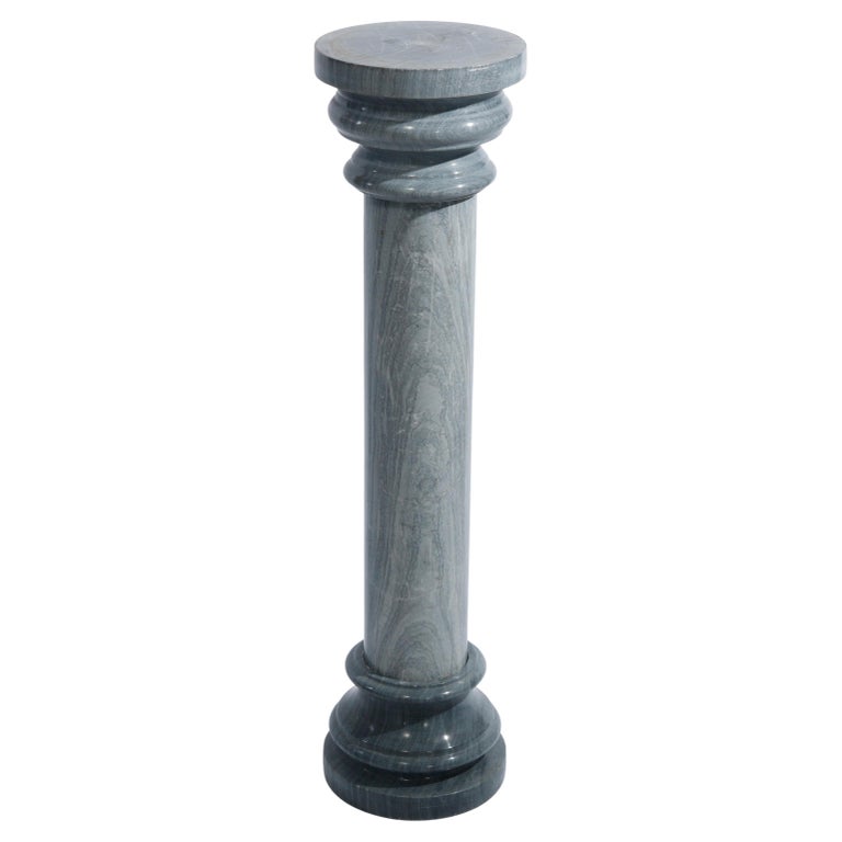 Classical Carved Marble Doric Form Sculpture Display Pedestal 20th C at ...
