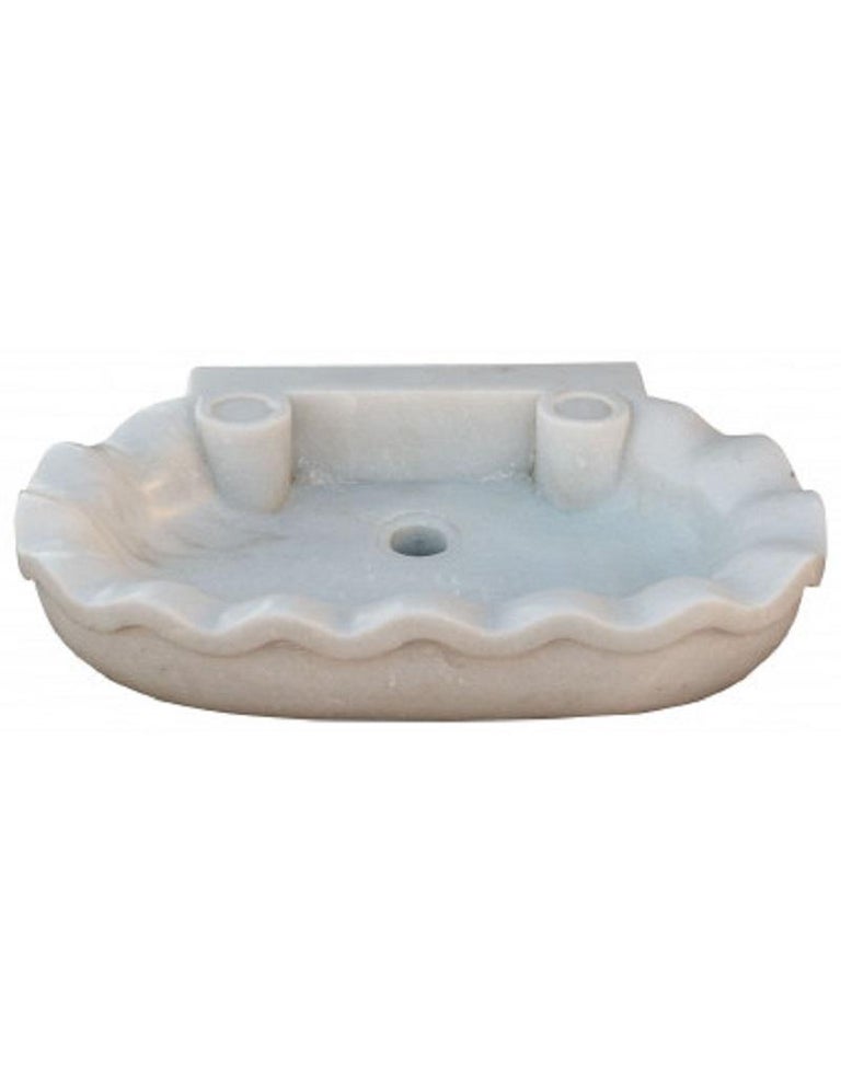 Classical Carved Marble Stone Sink Basin at 1stDibs