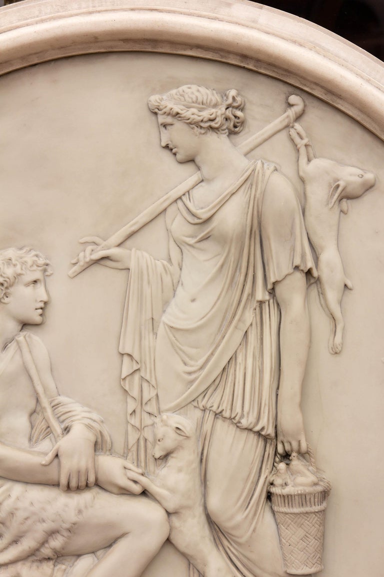 Classical Greek Architectural Roundel Sculpture at 1stDibs
