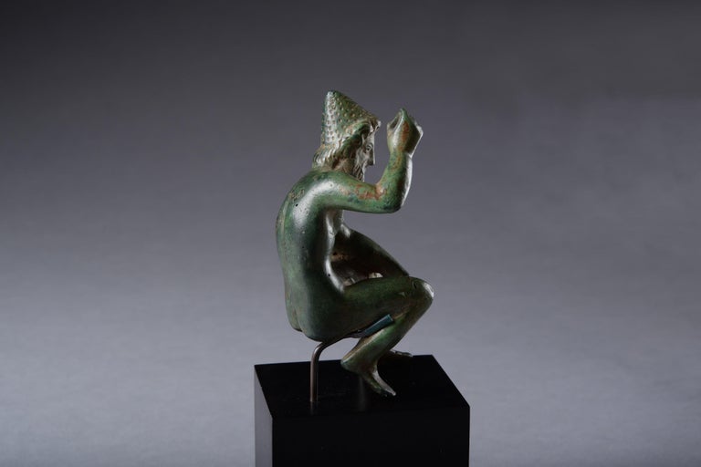 Classical Greek Bronze Statue of Hephaistos For Sale at 1stDibs