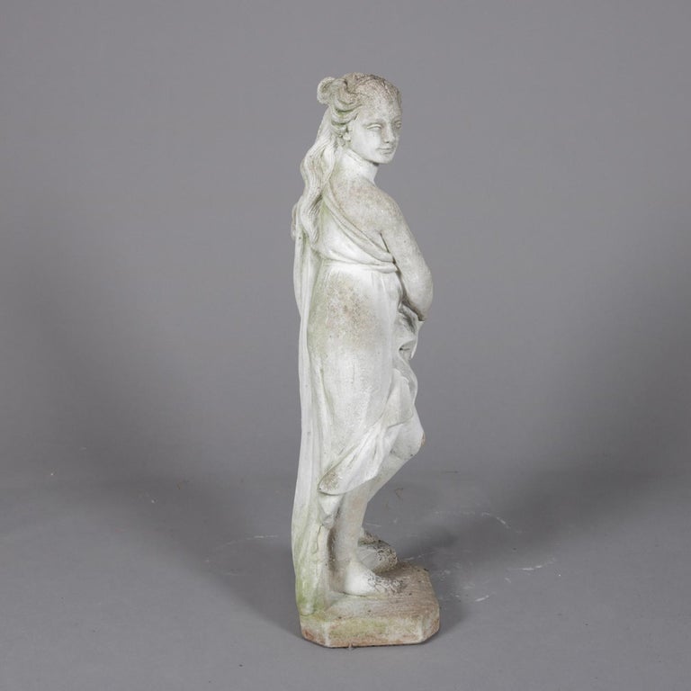 Classical Greek Cast Stone Horae Auxo Goddess of Summer Garden ...
