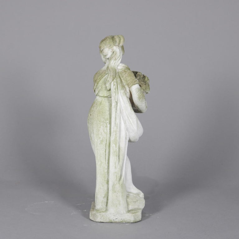 Classical Greek Cast Stone Horae Thallo Goddess of Spring Garden ...