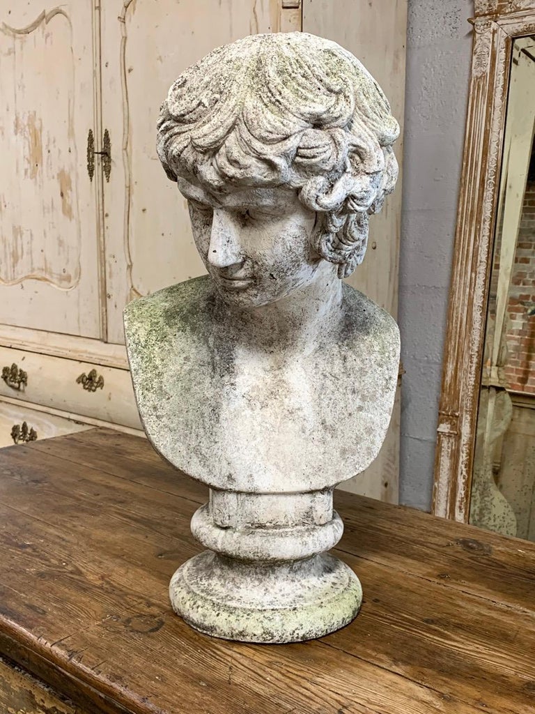 Classical Italian De Latte Marble Bust For Sale at 1stDibs