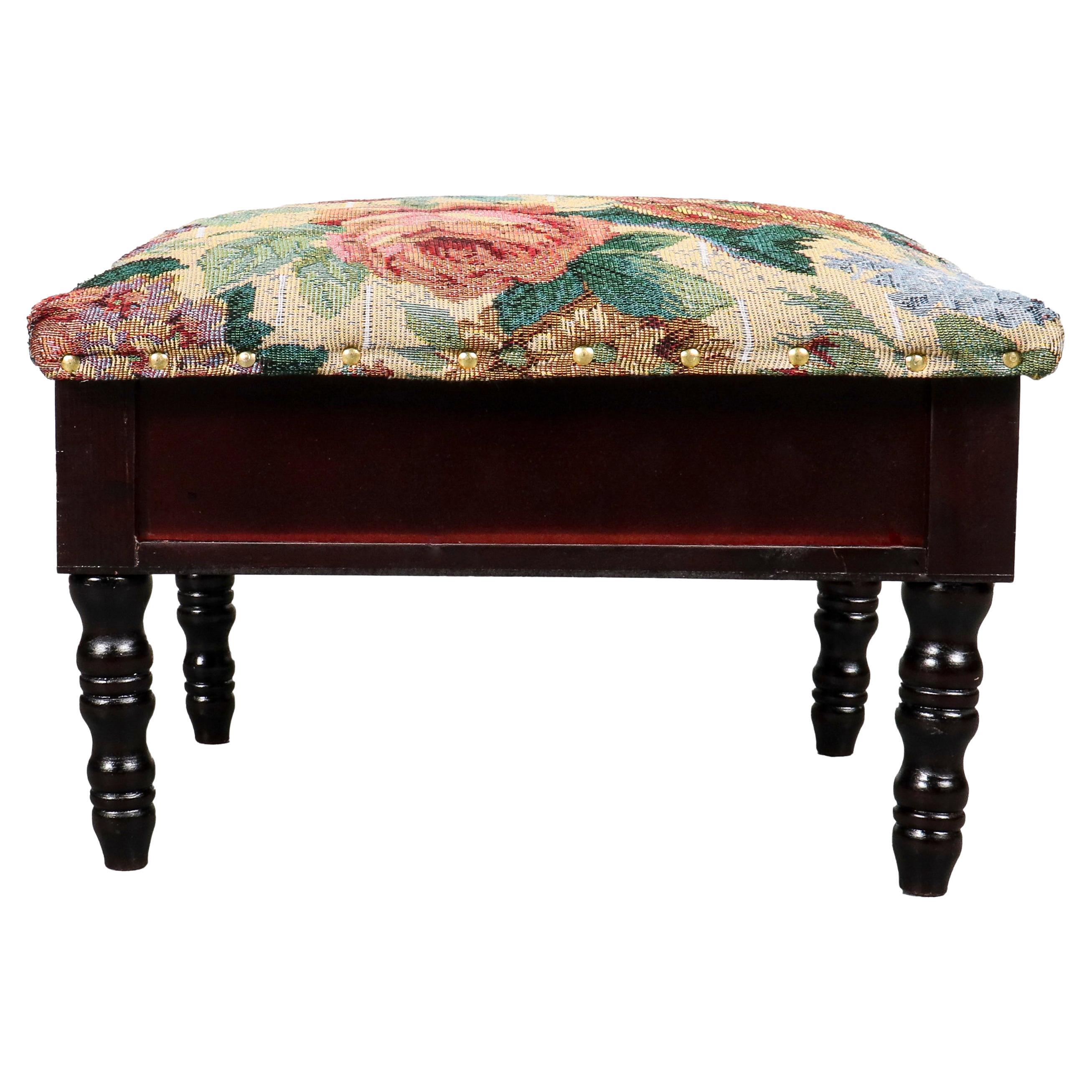 Pair of Classical Mahogany Footstools For Sale at 1stDibs