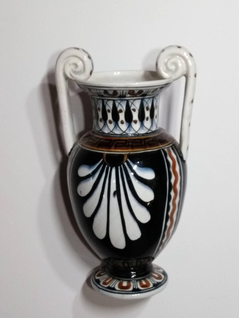 Classical Porcelain Greek Vase at 1stDibs