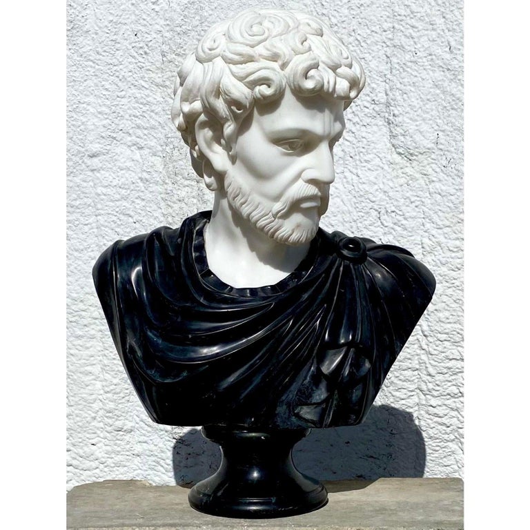 Classical Renaissance Marble Bust of Man at 1stDibs