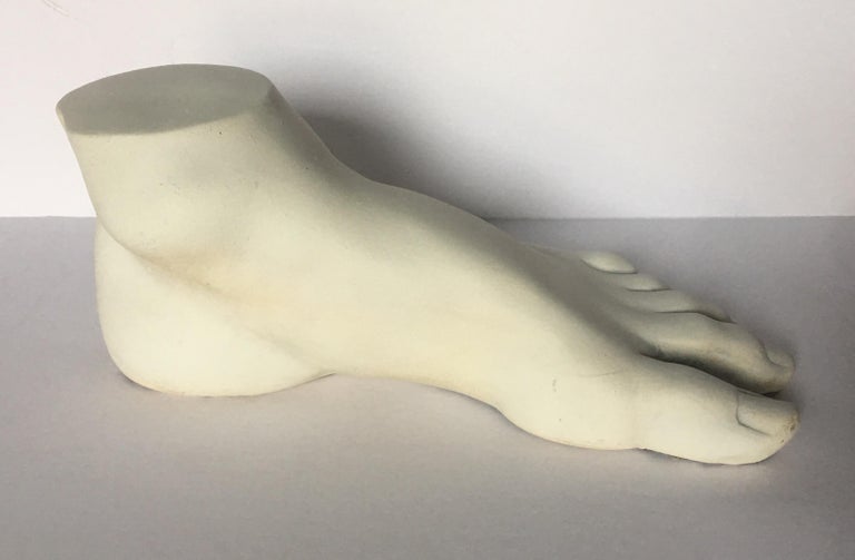 Classical Roman Style Plaster Foot Fragment Sculpture at 1stdibs