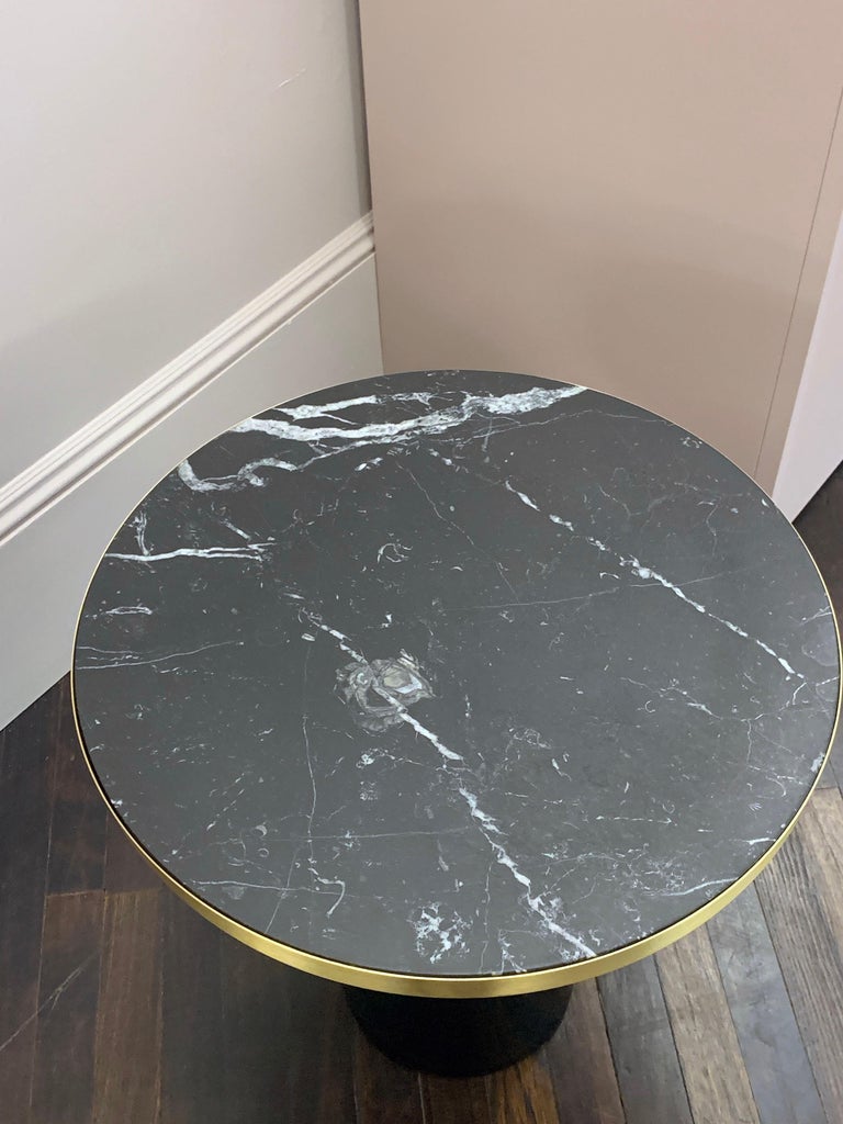 ClassiCon Bell Side Table in Brass, Emerald Green and Marble by ...