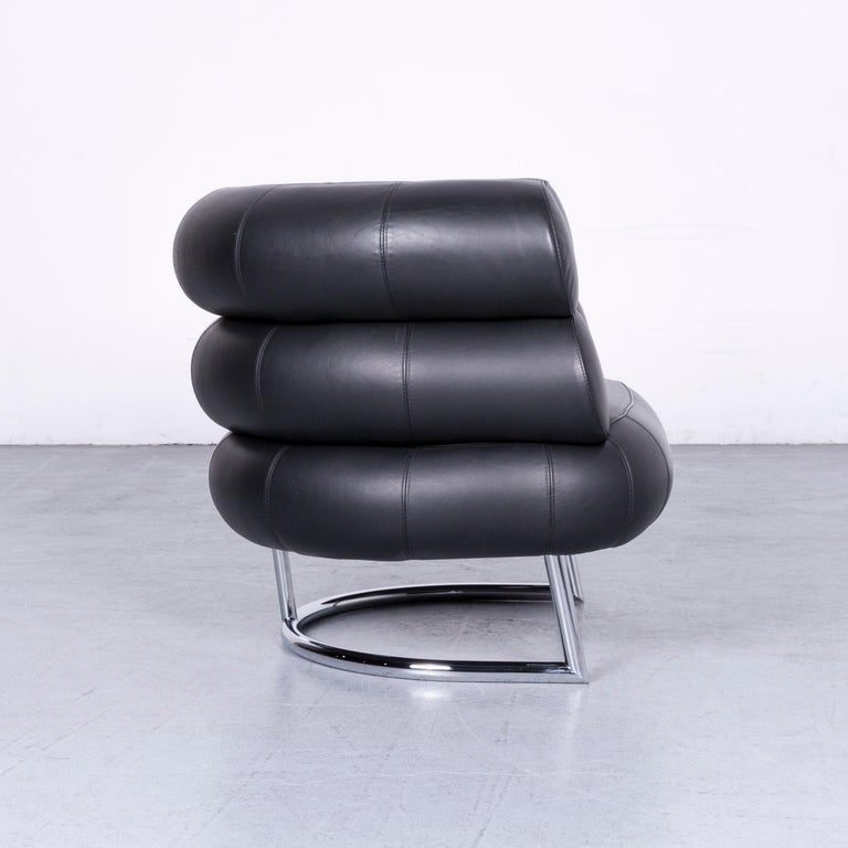 ClassiCon Bibendum Chair Designer Leather Armchair Black Genuine ...