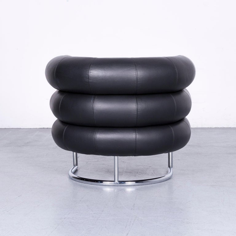 ClassiCon Bibendum Chair Designer Leather Armchair Black Genuine ...
