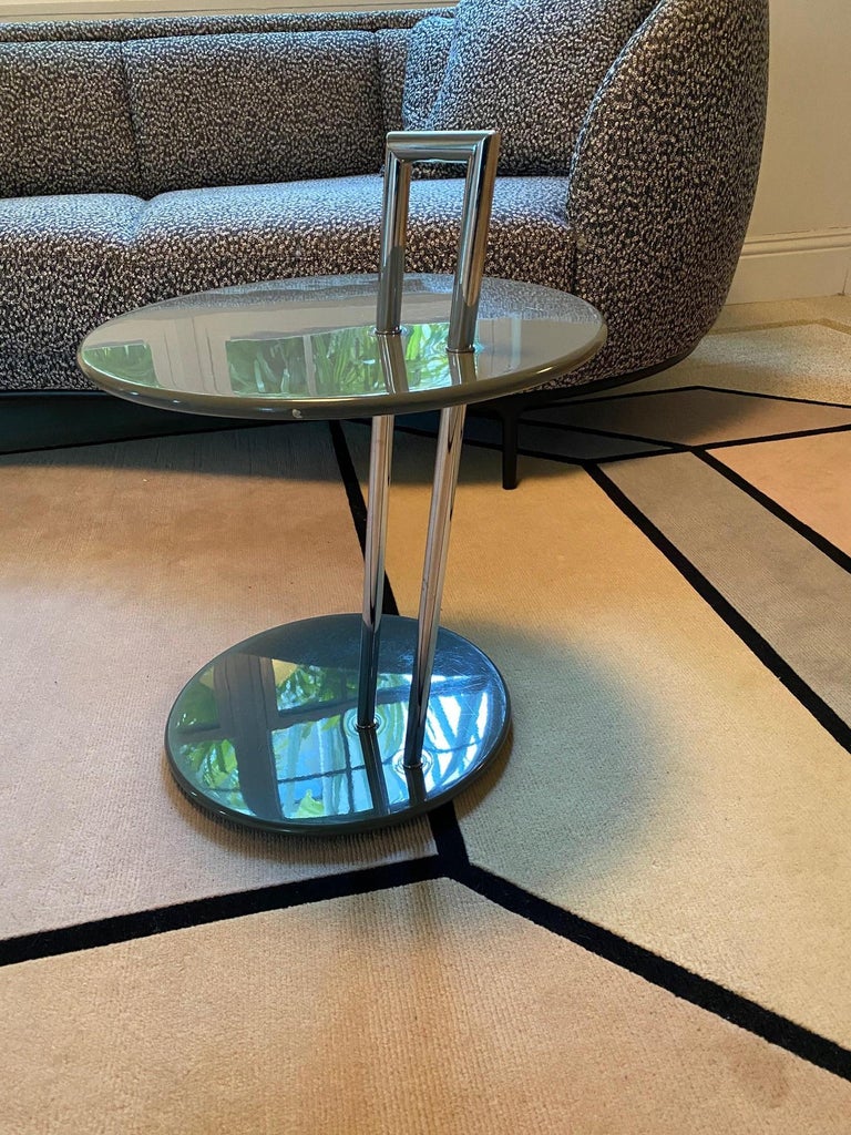 ClassiCon Grey Round Occasional Table Designed by Eileen Gray at ...