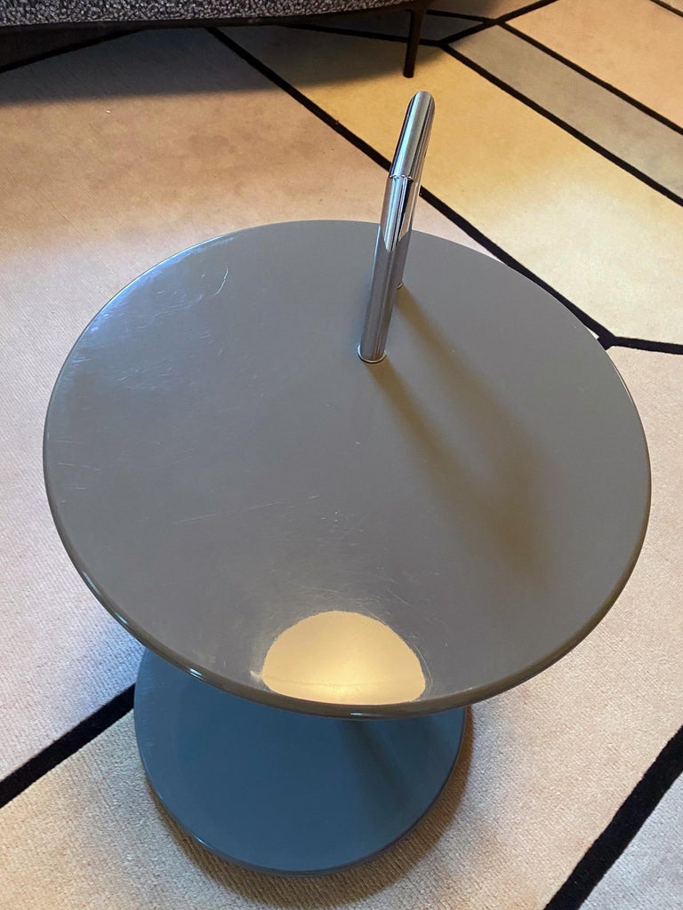 ClassiCon Grey Round Occasional Table Designed by Eileen Gray at ...